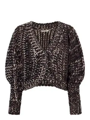 KALLMEYER Simi Wool-blend Cardigan - Brown