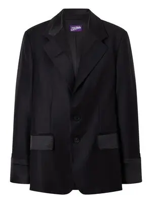 JEAN PAUL GAULTIER Wool-gabardine Blazer - Black