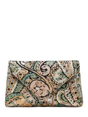 Dries Van Noten Multicolour Jacquard Fabric Clutch - Multicolor