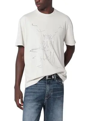Our Legacy Box Short-sleeved Cotton T-shirt - White