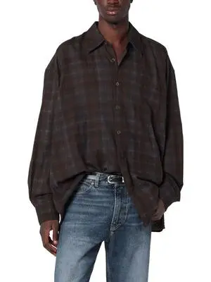 Our Legacy Borrowed Checked Cotton Shirt - Multicolor