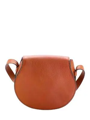 Chloé Marcie Leather Mini Crossbody Bag - Brown