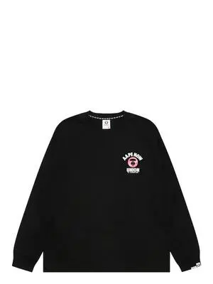 AAPE BY *A BATHING APE Aapenow Graphic-print Long-sleeve T-shirt - Black