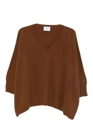BEYOU V-neck Sweater - Brown