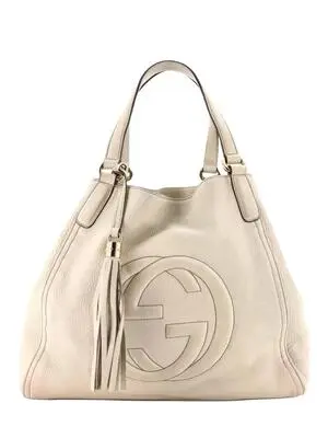 Gucci Soho Leather Medium Shoulder Bag - Neutrals