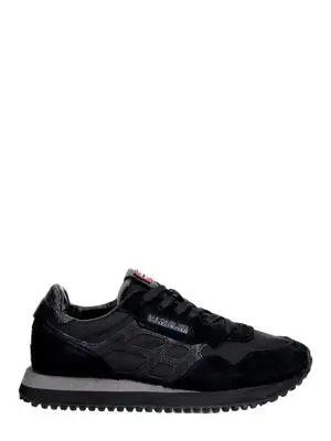 NAPAPIJRI Element Panelled Logo-patch Sneakers - Black