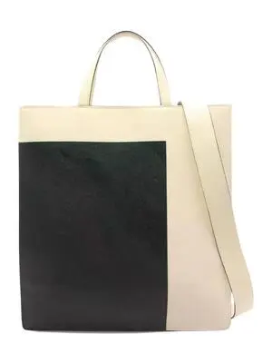 VALEXTRA VINTAGE 2000s Two-way Tote Bag - Neutrals