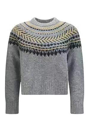 Barbour Annette Fair Isle Sweater - Grey