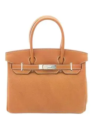 Hermès 2026 30 Birkin Tote Bag Brown