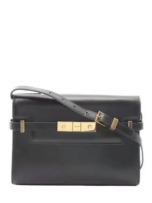 Saint Laurent 2010s Manhattan Shoulder Bag - Black