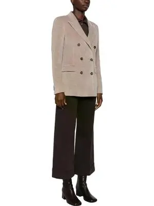 Tagliatore Double-breasted Corduroy Blazer - Neutrals