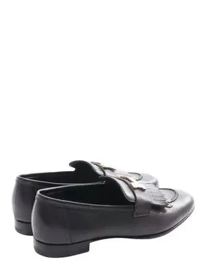 Hermès 2020s Royale Fringed Loafers - Black
