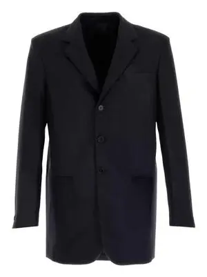 JIL SANDER Single-breasted Notched-lapel Blazer - Blue