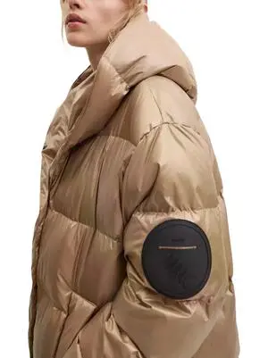 MMC STUDIO Jesso Quilted Hooded Jacket - Neutrals
