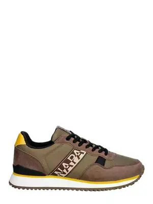 NAPAPIJRI Cosmos Logo-print Panelled Sneakers - Brown