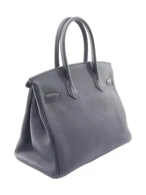 Hermès 2021 Birkin 30 Togo Tote Bag - Blue