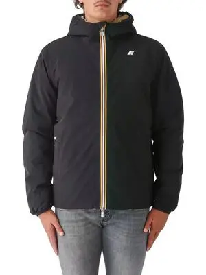 K-WAY Jack Reversible Hooded Jacket - Black