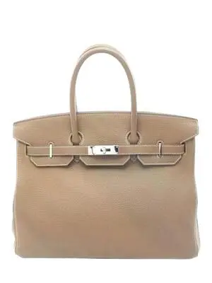 Hermès 2016 35 Birkin Togo Tote Bag - Grey