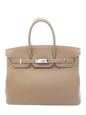 Hermès 2016 35 Birkin Togo Tote Bag Grey