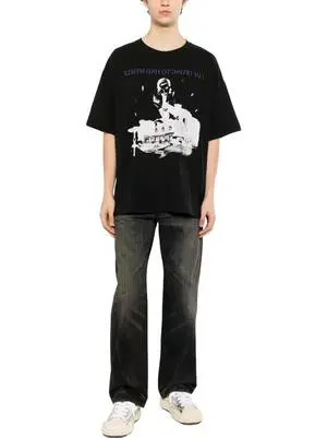 KAMIYA Graphic-print T-shirt - Black