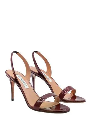AQUAZZURA So Nude Sandals 85 - Brown