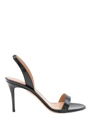 AQUAZZURA So Nude Sandal 85 - Black