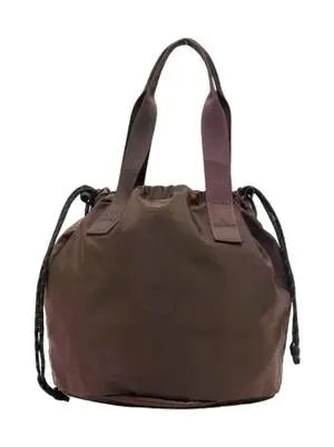 AY STUDIOS Drawstring-fastening Tote Bag - Brown