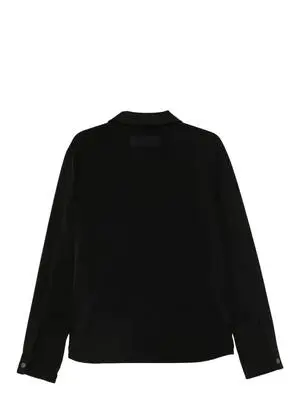 Rains Zip-up Collared Jacket - Black