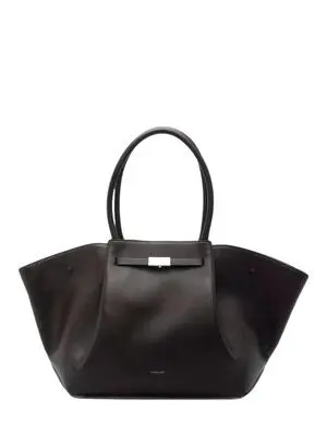 DEMELLIER New York Grained Leather Small Tote Bag - Red