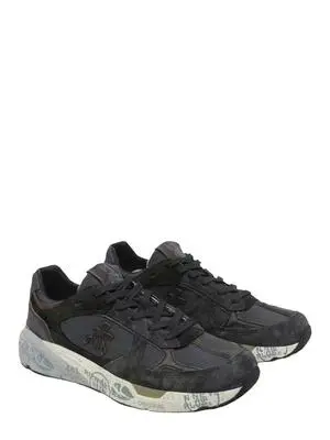 Premiata Mase Panelled Sneakers Grey