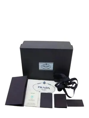 Prada 2013-2026 Saffiano Re Edition 2005 Satchel - Black