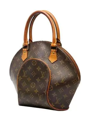 LOUIS VUITTON 2000 Monogram Ellipse Pm Handbag - Brown