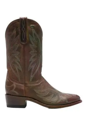 MEXICANA Aguila Mex Embroidered Leather Boots