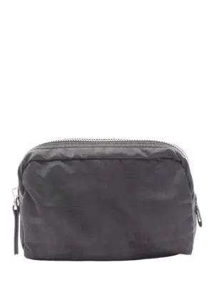Fendi 2020s Zucca Pouch Black