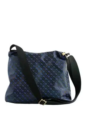 GHERARDINI Monogram-print Shoulder Bag - Blue