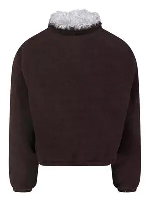 Miu Miu Fleece Down Jacket - Brown