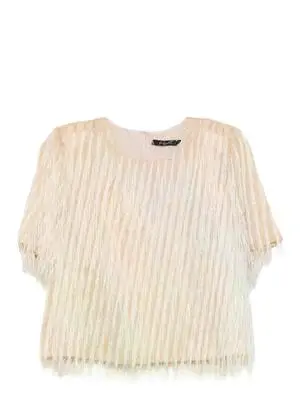 PHILIA LOFT Fringe-detail Blouse