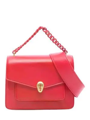 BVLGARI 2010s Serpenti Forever Chain Tote Bag - Red