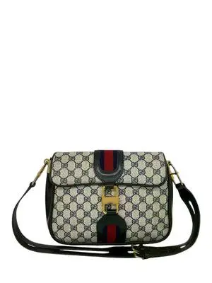 Gucci 20th Century Gg Supreme Web Crossbody Bag - Neutrals