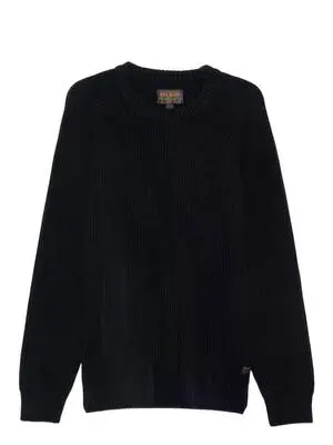 Filson Ribbed-knit Raglan-sleeve Sweater - Blue