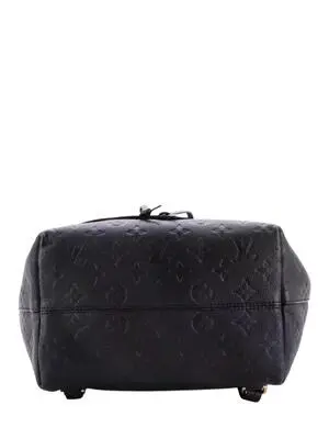 LOUIS VUITTON Montsouris Nm Monogram Empreinte Leather Pm Backpack - Black