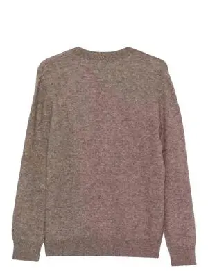 MC2 SAINT BARTH Herrison Alpaca V-neck Cardigan - Brown