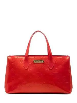 LOUIS VUITTON 2009 Monogram Vernis Wilshire Pm Handbag - Red
