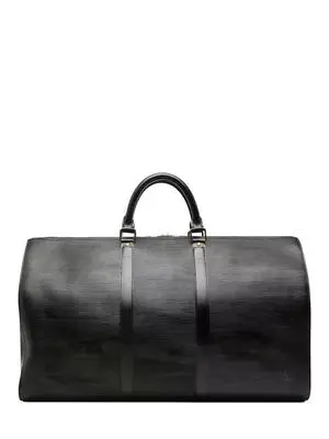 LOUIS VUITTON 1992 Epi Keepall 50 Travel Bag - Black