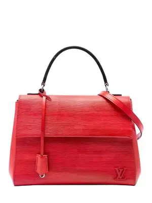 LOUIS VUITTON 2017 Epi Cluny Mm Satchel - Red