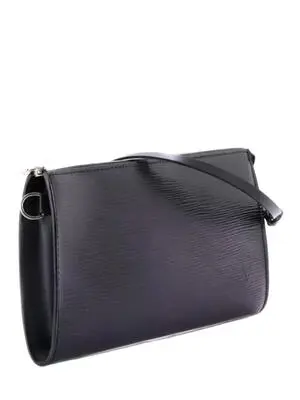 LOUIS VUITTON Pochette Accessoires Epi Leather Clutch Bag - Black