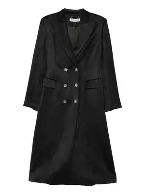 PATRICK MCDOWELL Double-breasted Crystal-embellished Coat