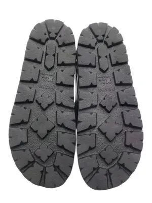 PRADA 2010s Logo Plate Sandals