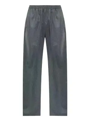 LANVIN Fluid Wool Flannel Trousers - Grey