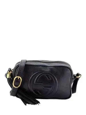 Gucci Soho Disco Leather Mini Crossbody Bag Black